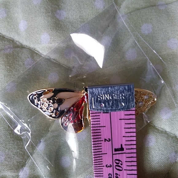 Jewelry | Crystal Pearl Butterfly Brooch Pin | Poshmark